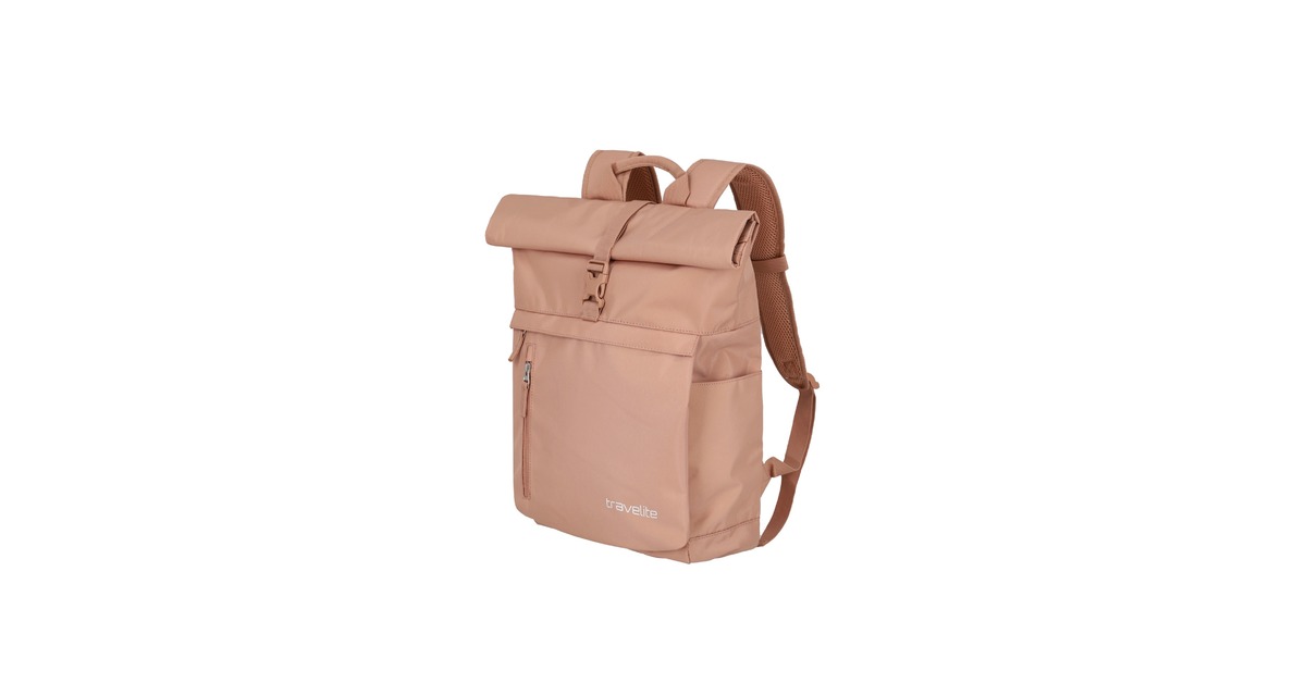 Travelite - Batoh Travelite Basics Rollup Backpack Rose | ZOOT.cz